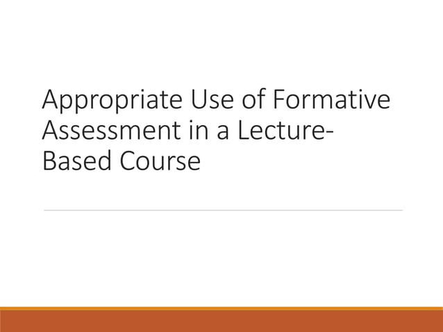 Formative Assessment PPT Slides Final.pptx | Educational Assessment ...