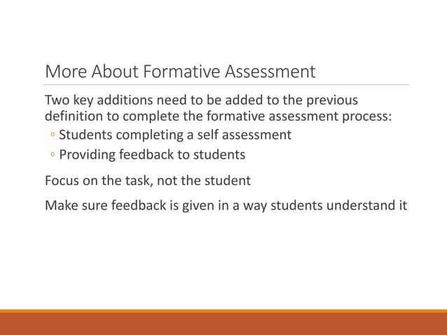 Formative Assessment PPT Slides Final.pptx | Educational Assessment | Education