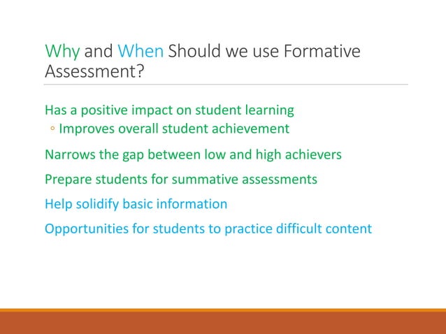 Formative Assessment PPT Slides Final.pptx | Educational Assessment | Education