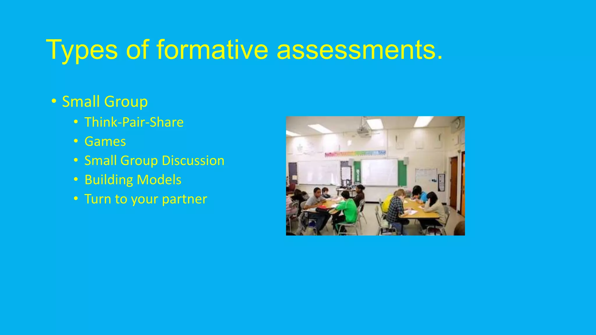 Using Formative Assessment in the Classroom Presentation | PPTX