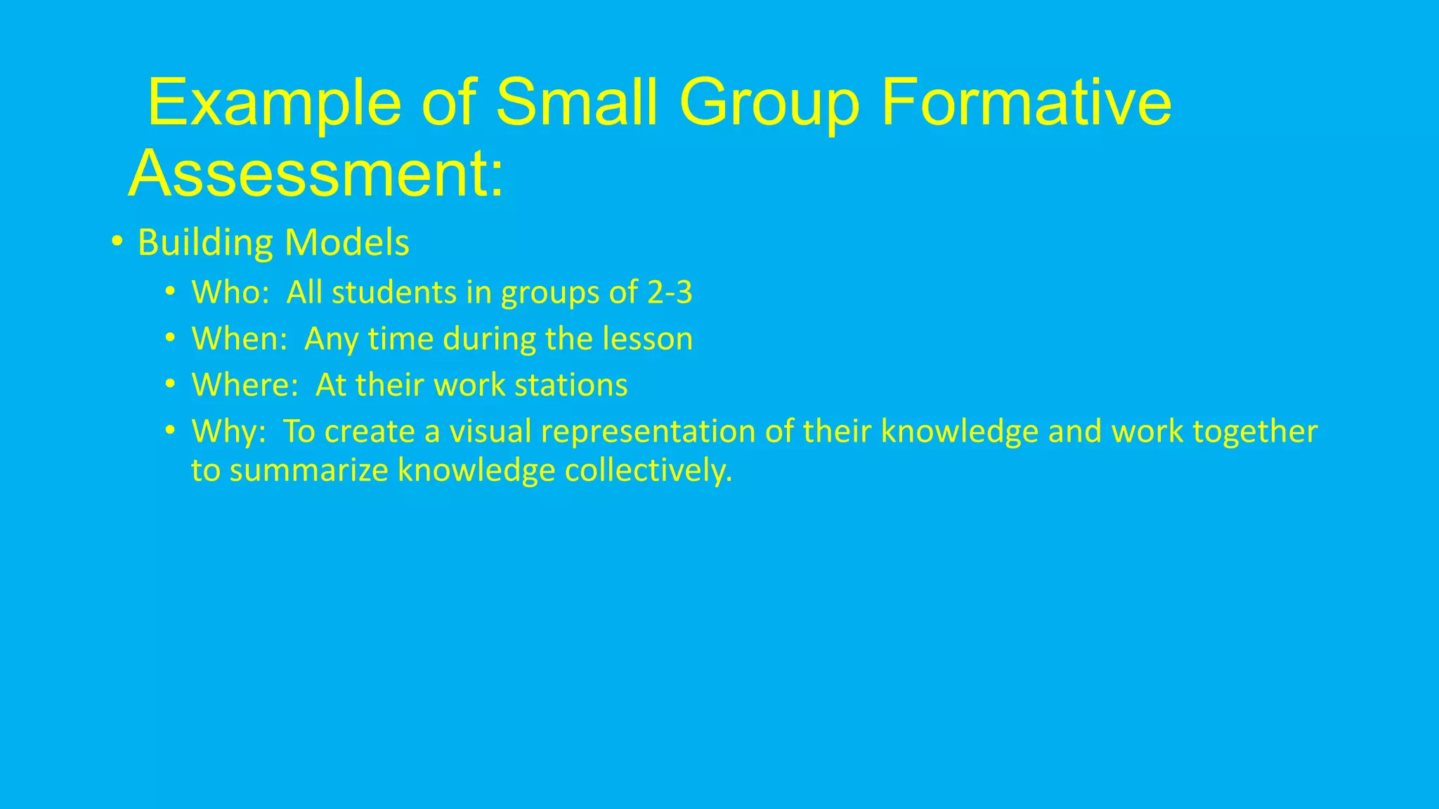 Using Formative Assessment in the Classroom Presentation | PPTX