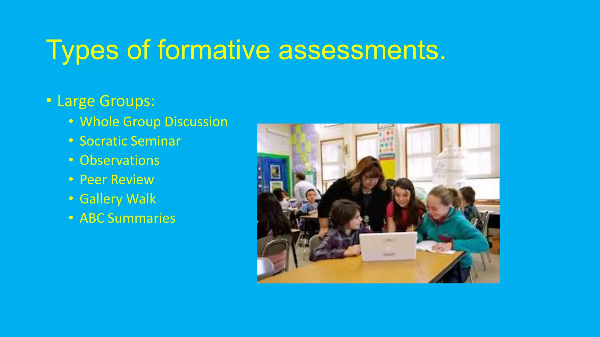 Using Formative Assessment in the Classroom Presentation | PPTX