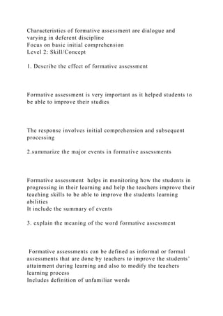 Formative Assessment TemplateInformational Text Reading I.docx