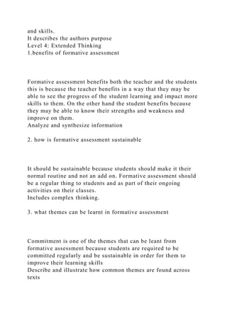 Formative Assessment TemplateInformational Text Reading I.docx