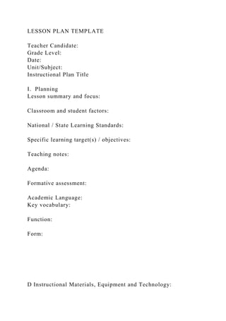 Formative Assessment TemplateInformational Text Reading I.docx