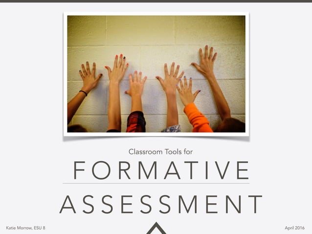 Classroom Formative Assessment Tools | PPT