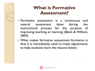 Formative assessment unit 2 | PPT