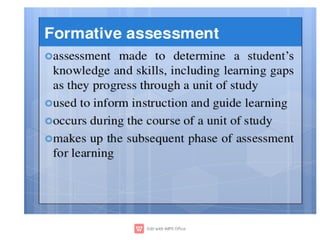 Formative assessment unit 2 | PPT