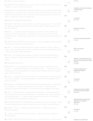 Formative evaluation | PDF