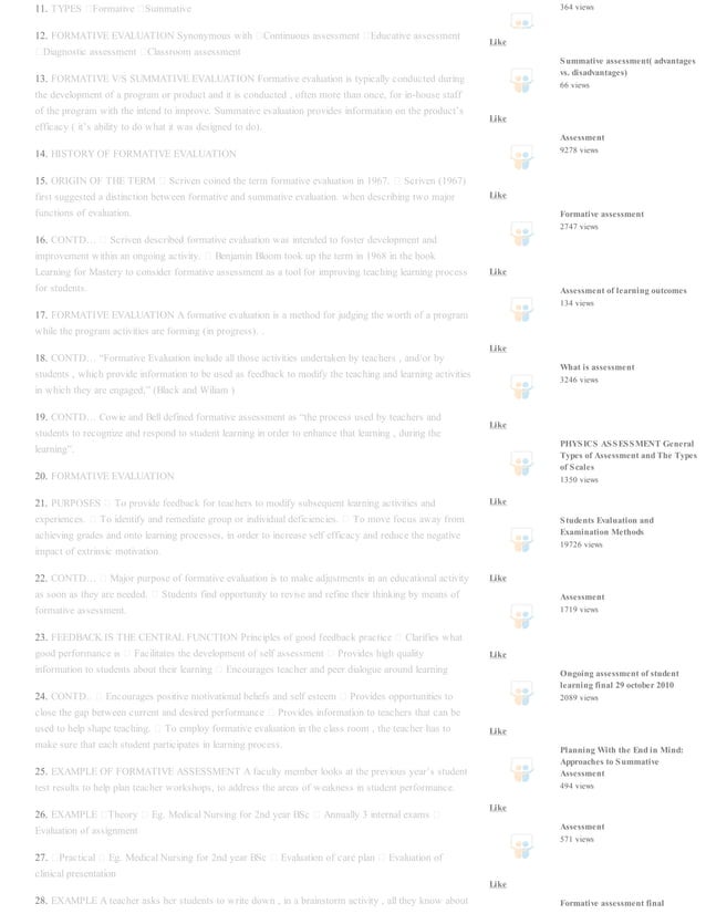 Formative evaluation | PDF
