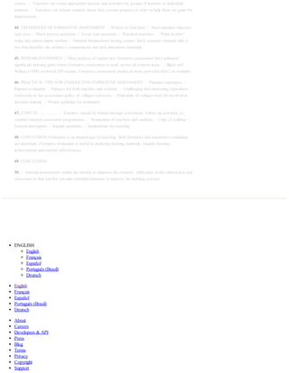 Formative evaluation | PDF