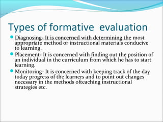 Formative evaluation | PPT