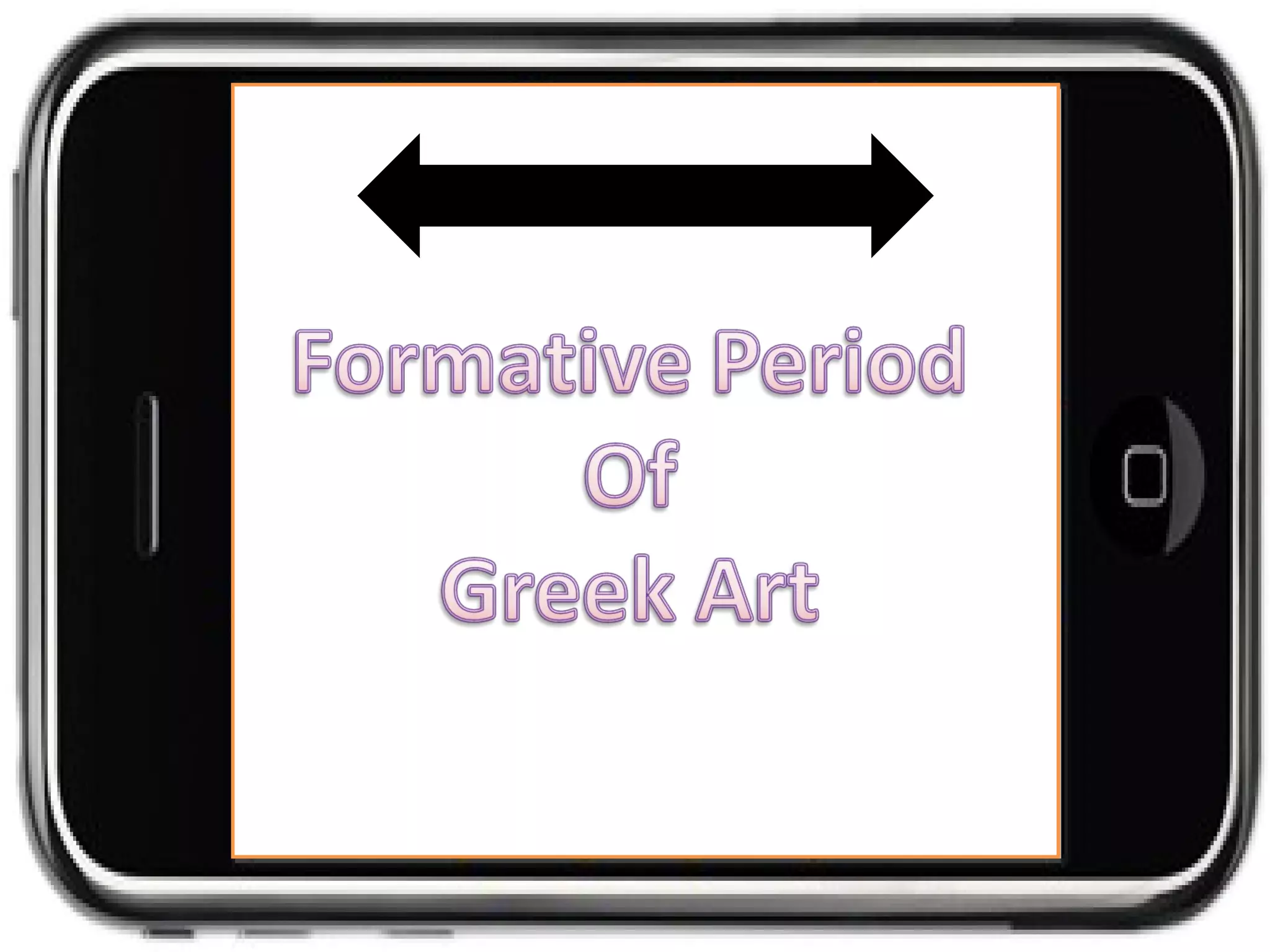 Formative period of ancient greek art | PPT