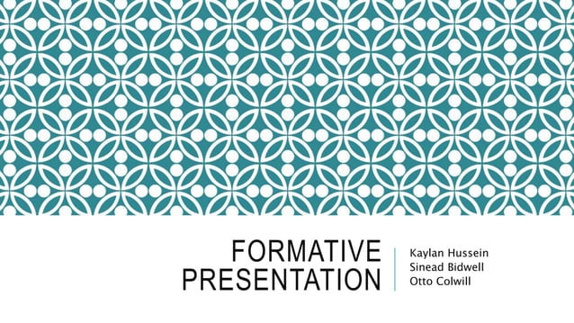 Formative Presentation | PPTX