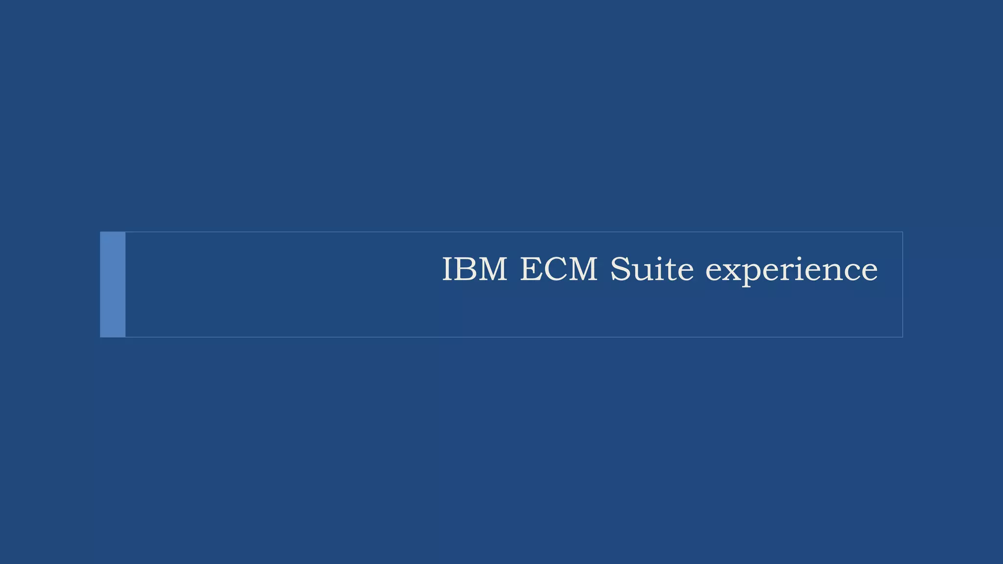 Formative software solutions IBM Filenet capabilities | PDF