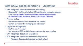 Formative software solutions IBM Filenet capabilities | PDF