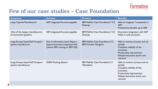 Formative software solutions IBM Filenet capabilities | PDF