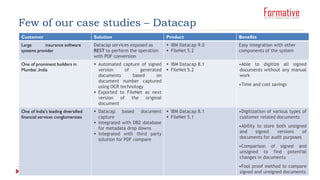 Formative software solutions IBM Filenet capabilities | PDF