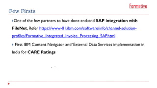 Formative software solutions IBM Filenet capabilities | PDF