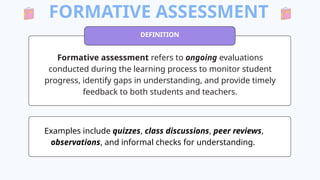 Formative & Summative Assessment - CRMEF SM | PPT