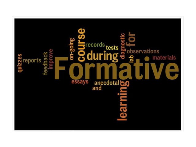 Formative & summative assessments | PPTX