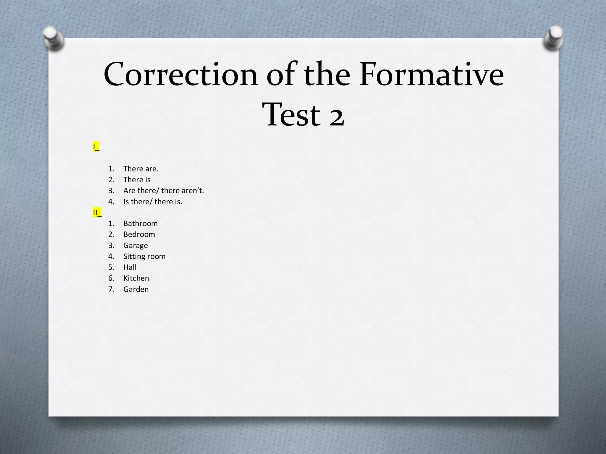 Formative test 2 | PPT