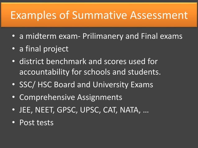 Formative Vs Summativ Assessment | PPT