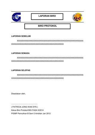 Format laporan biro (1) | DOCX