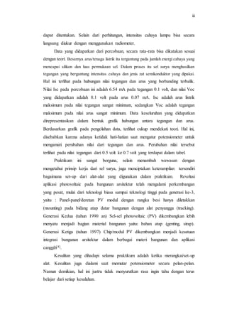 Solar Cell | DOCX