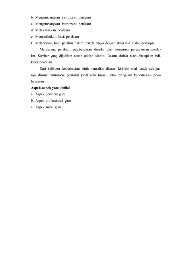 Format laporan ppl m-1 | PDF