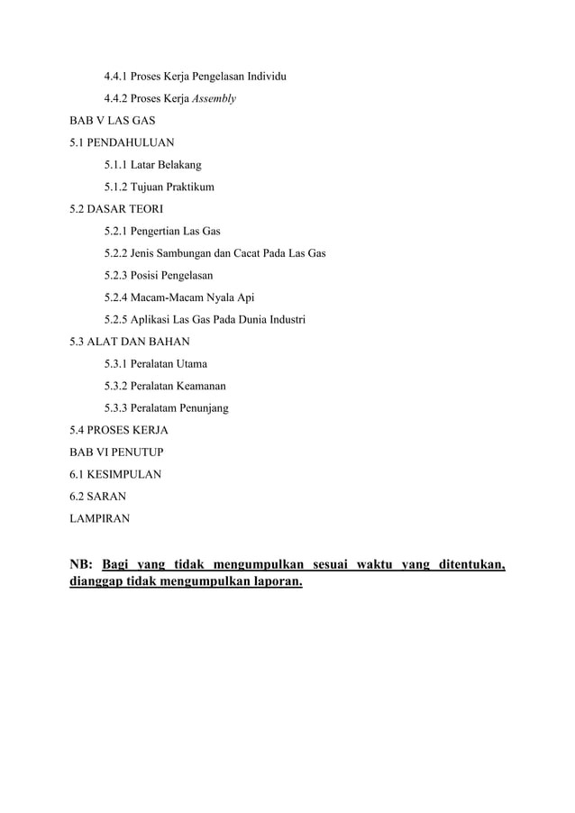 Format laporan praktikum proses produksi 2020 | PDF