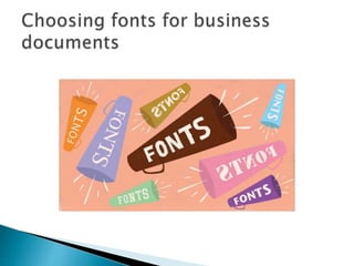 Format & Layout of Business Documents.pptx