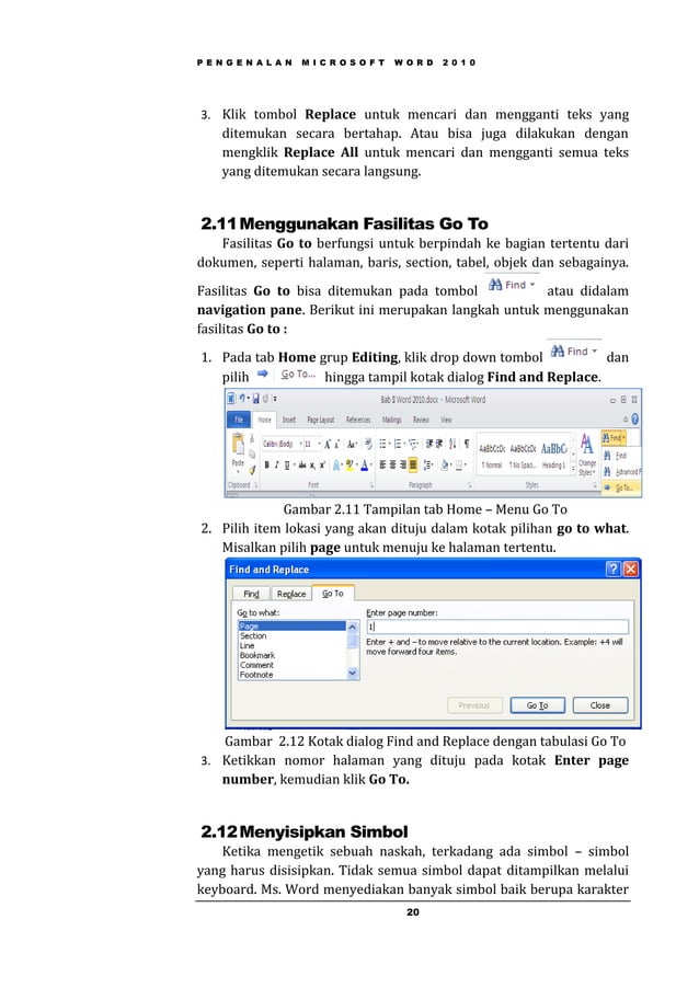 Format modul praktek word 2010 28 feb 2013 edited | PDF