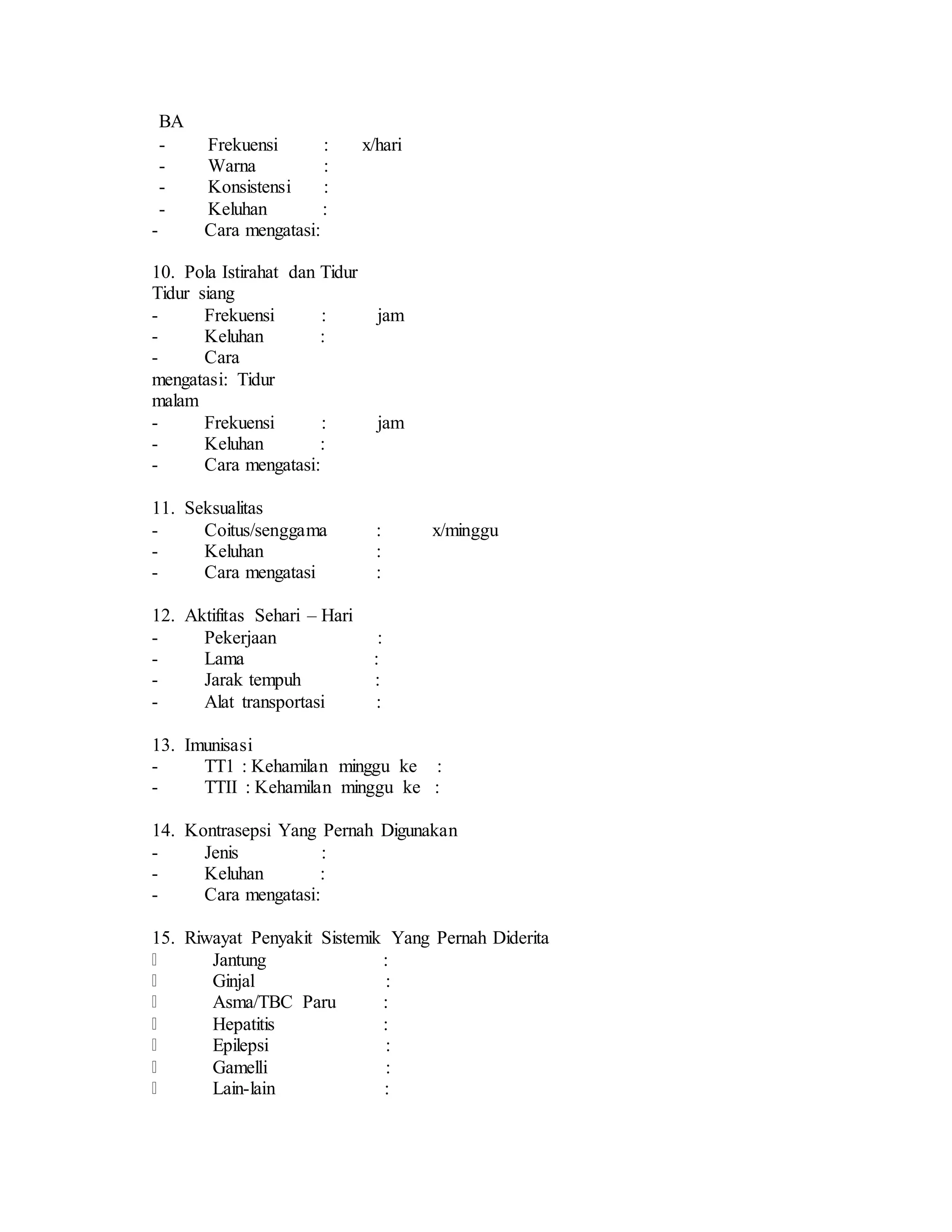 Format n contoh anc | PDF