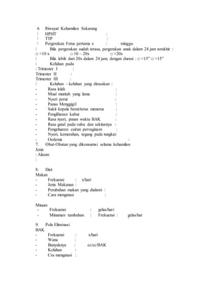 Format n contoh anc | PDF