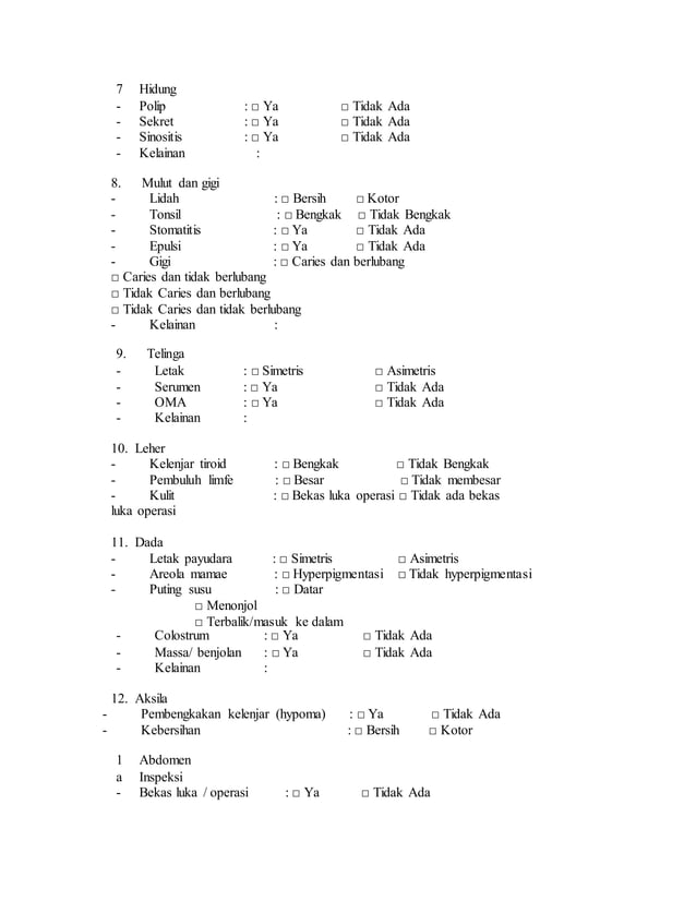 Format n contoh anc | PDF