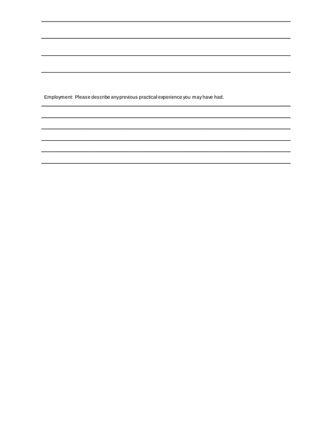 Formato Internship Application Form Pdf Free Download