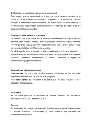 Formato proyecto integrador de carrera | DOCX