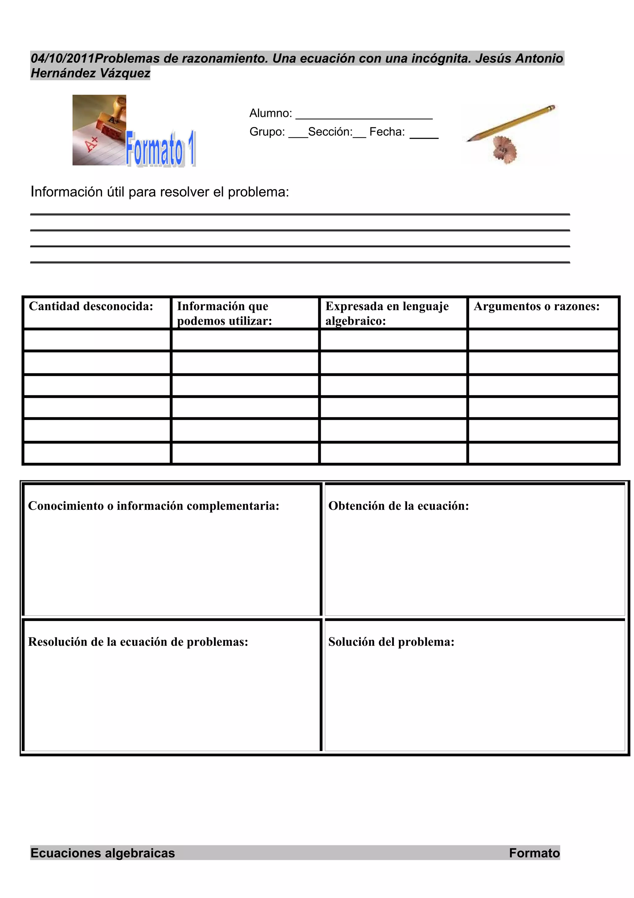 Formato de examen | PDF