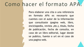 Formato APA. .pptx