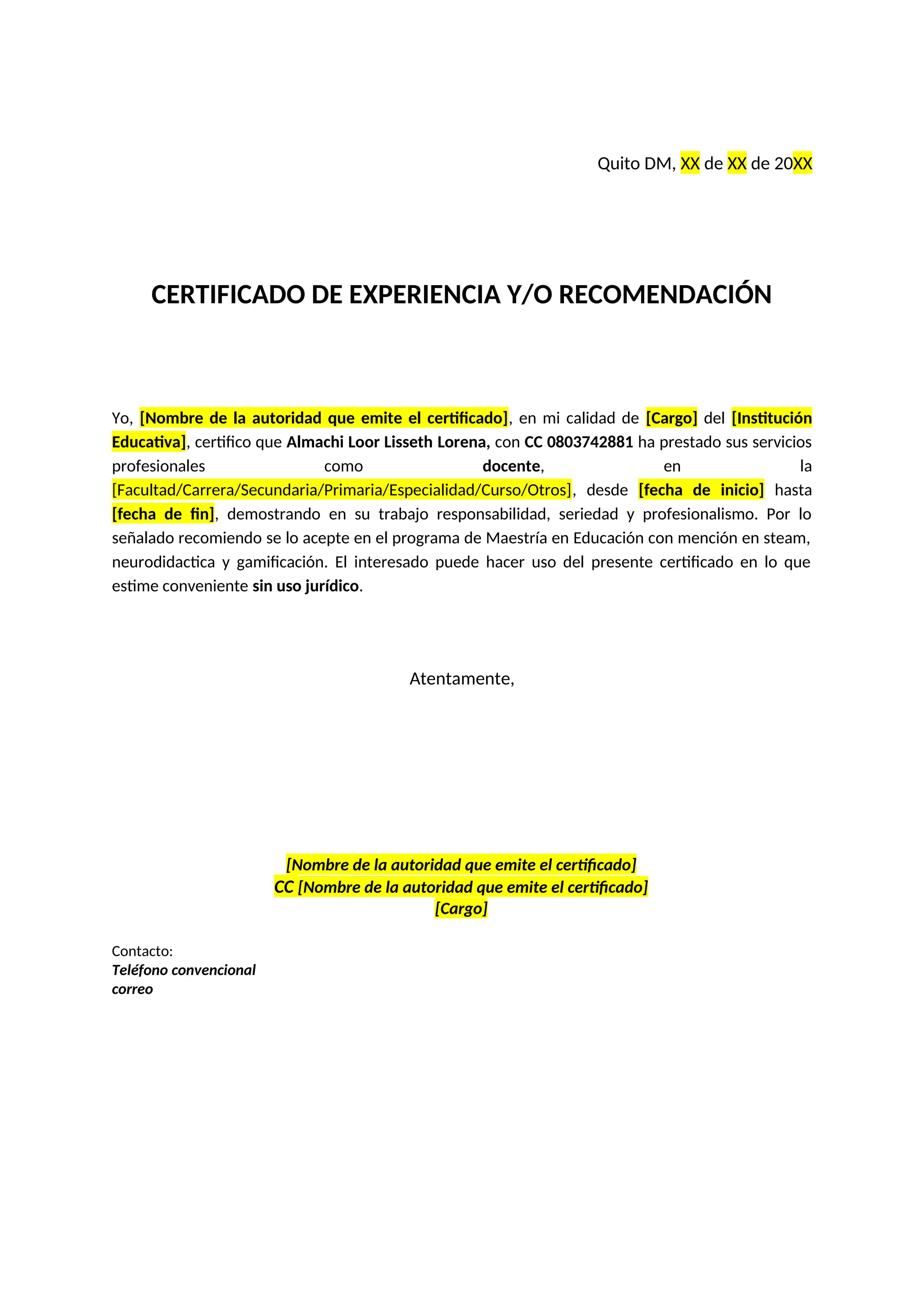 Formato base carta de recomendación.docx