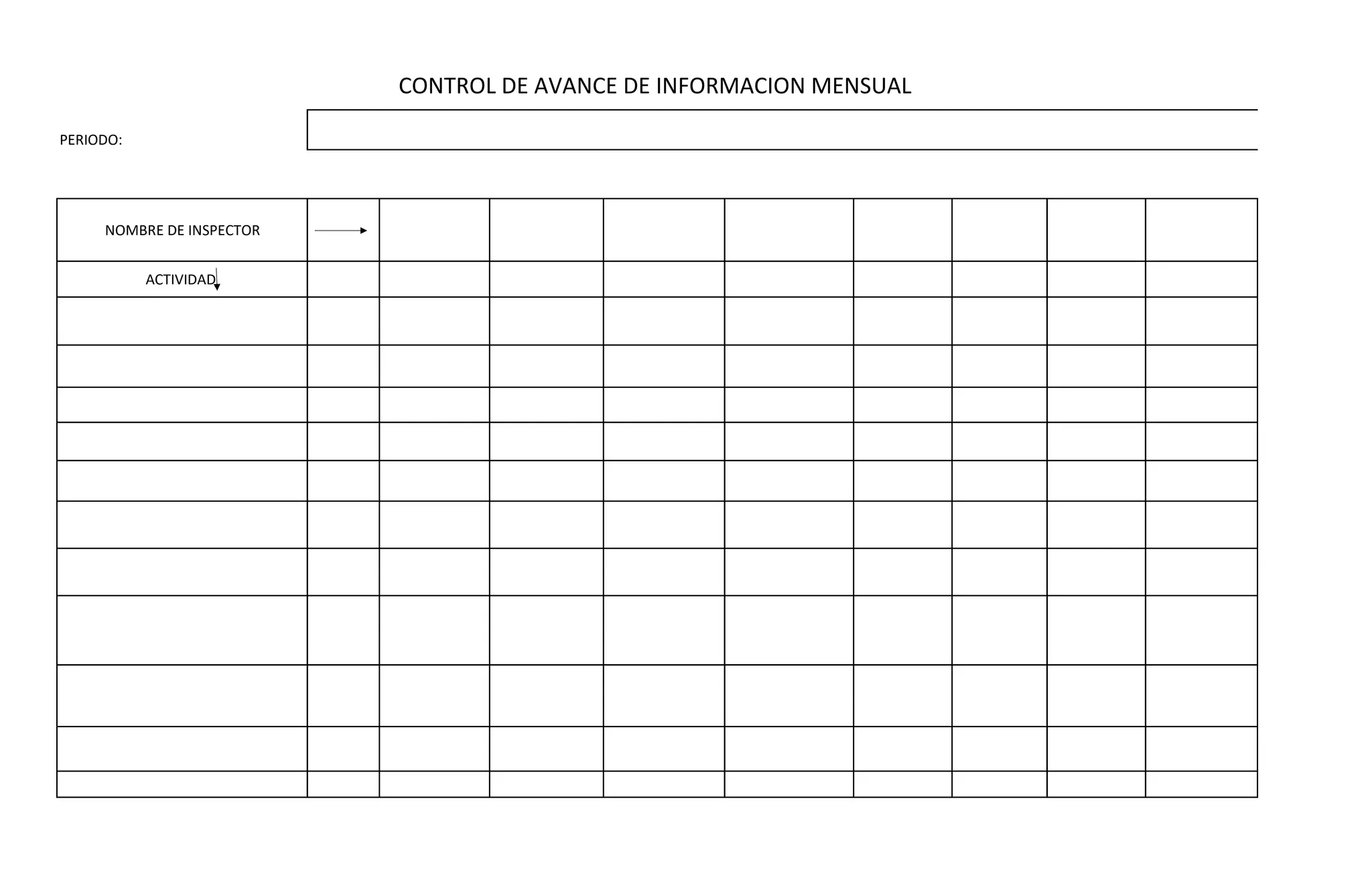 Formato control | PDF