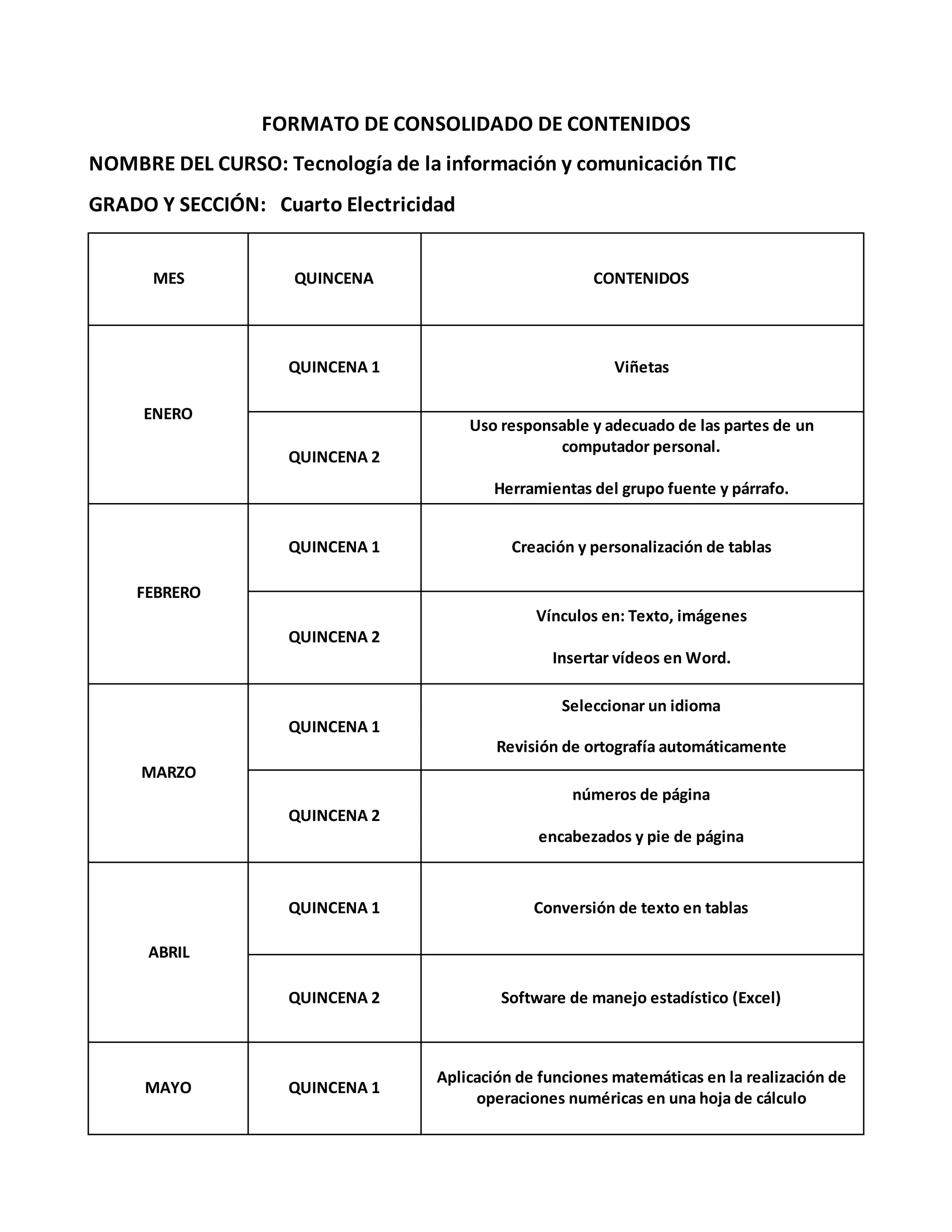 FORMATO DE CONSOLIDADO DE CONTENIDO IDC 2022 4to electricidad.docx