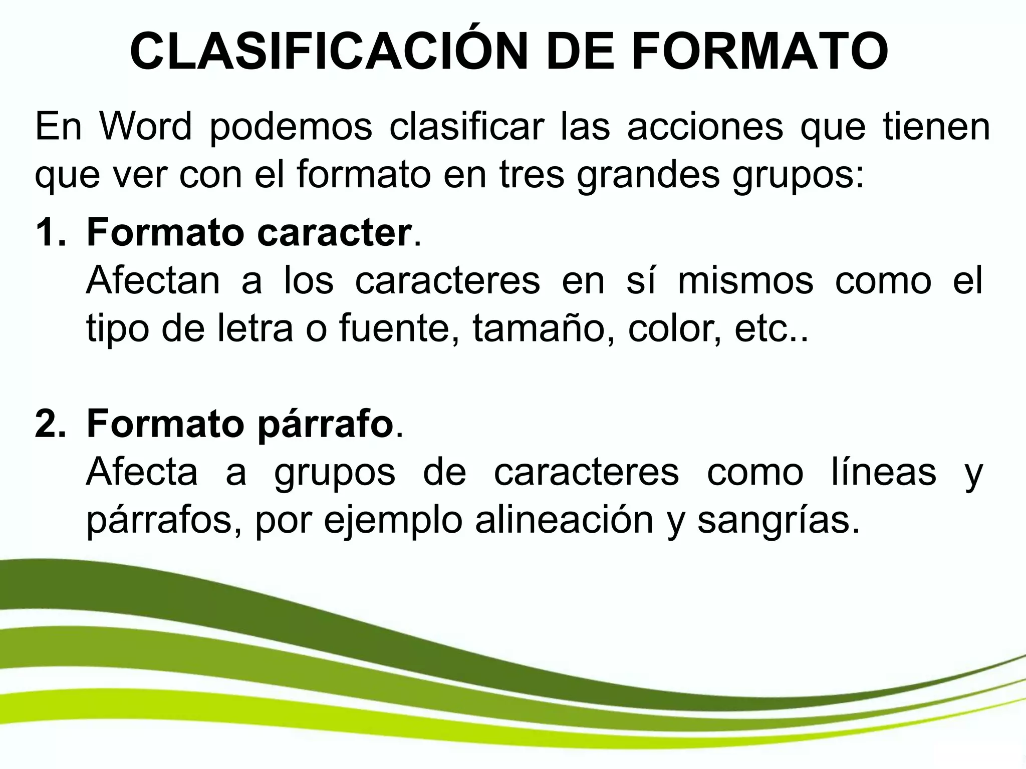 Formato de documentos, uso de plantillas | PDF