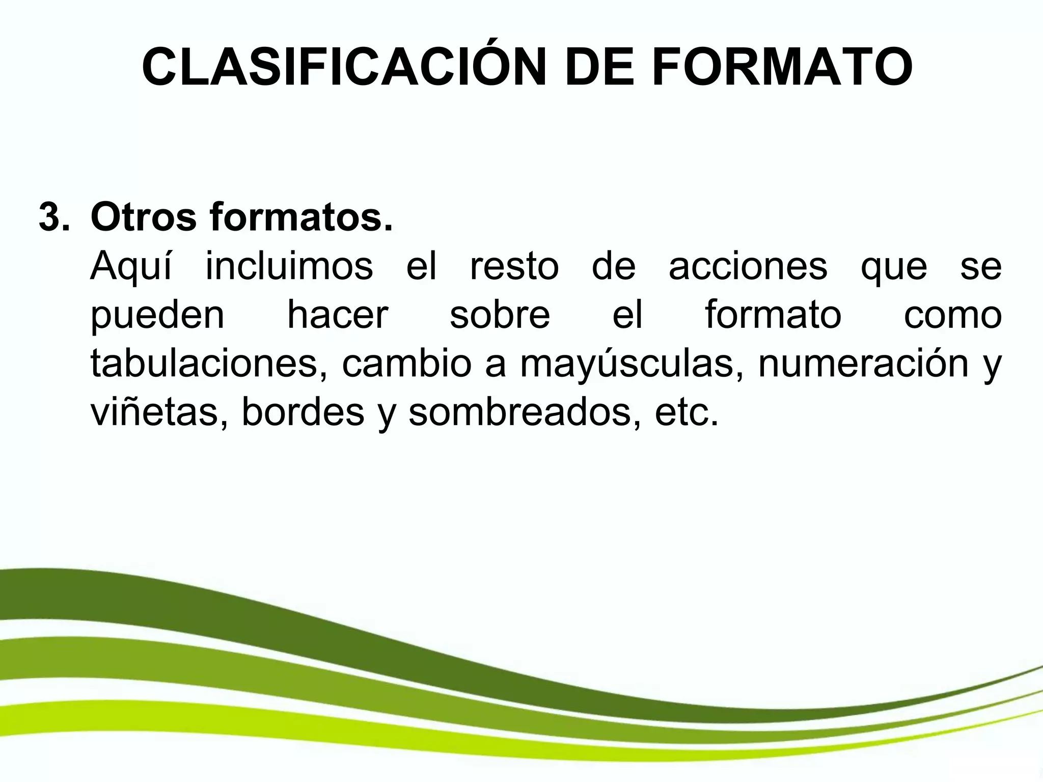 Formato de documentos, uso de plantillas | PDF