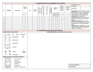 Formato de Ficha Familiar | PDF