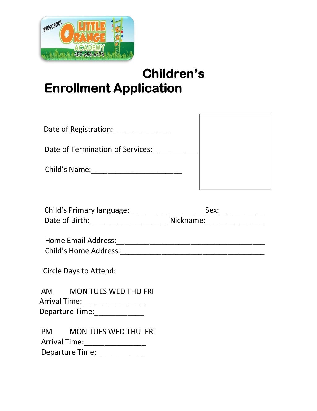 Formato de matricula