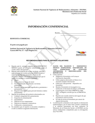 Modelo De Carta De Reporte De Incidente