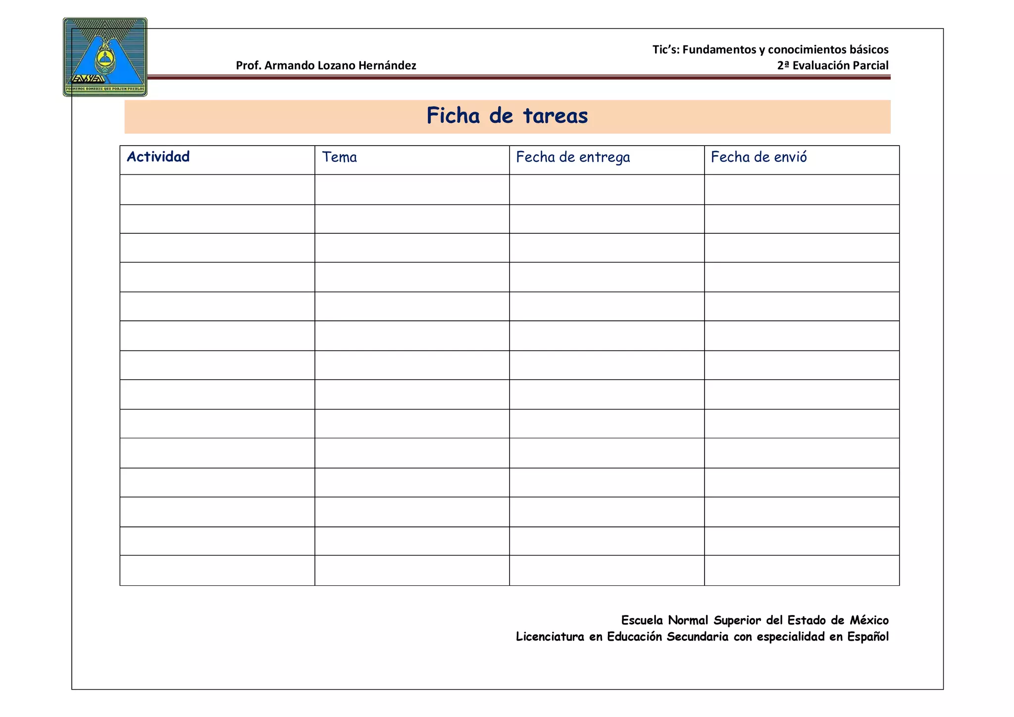 Formato de tarea | PPT