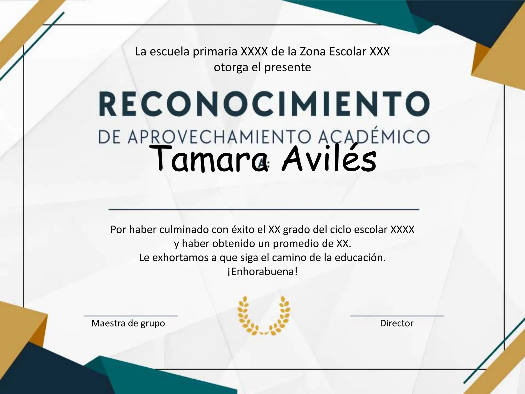 FORMATO DIPLOMAS FORMALES000000000 00(1).pptx | Graduation | Personal ...